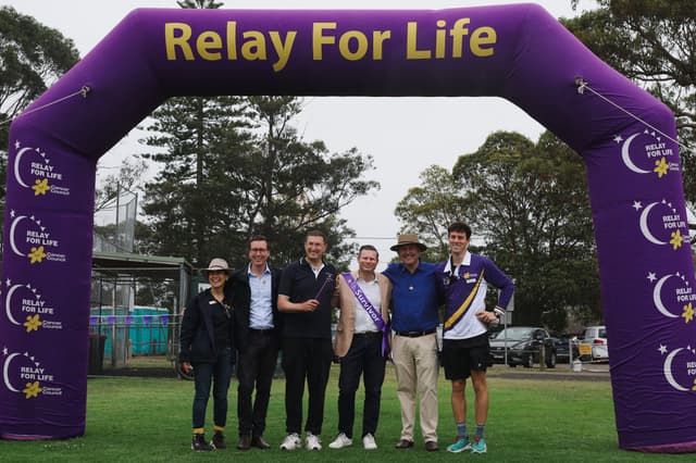 Hornsby Relay for Life - Alister Henskens SC MP - Member for Wahroonga